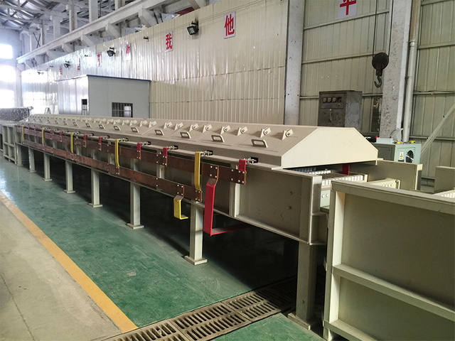 China Continuous steel wire electroplating production line ...